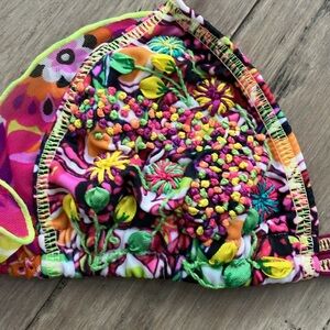 Agua Bendita | Swim | Agua Bendita Santa Monica Floral Embellished Hand ...